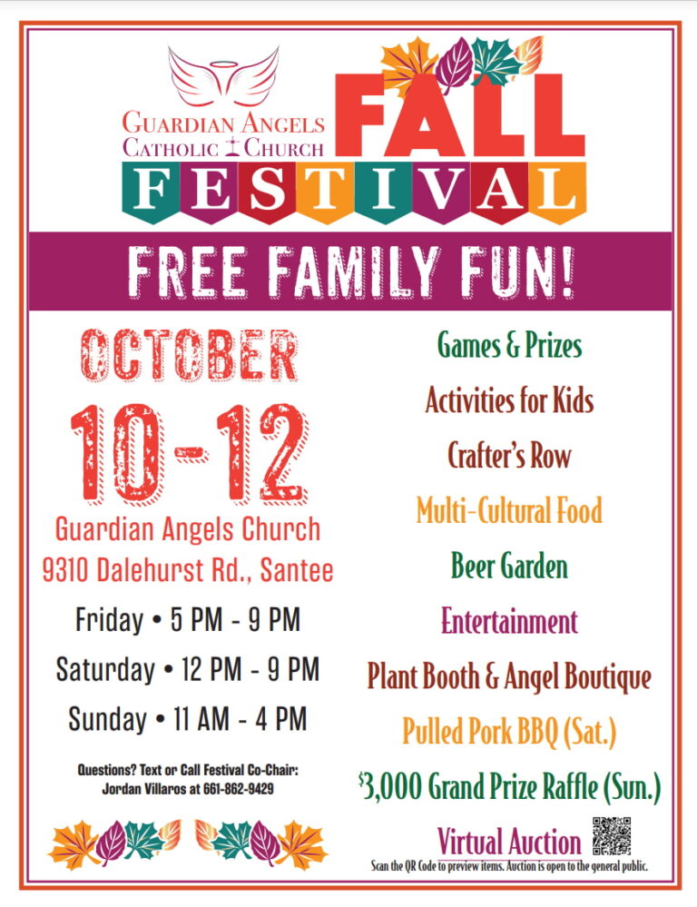 Fall Festival🍁⛪ – Guardian Angels Santee